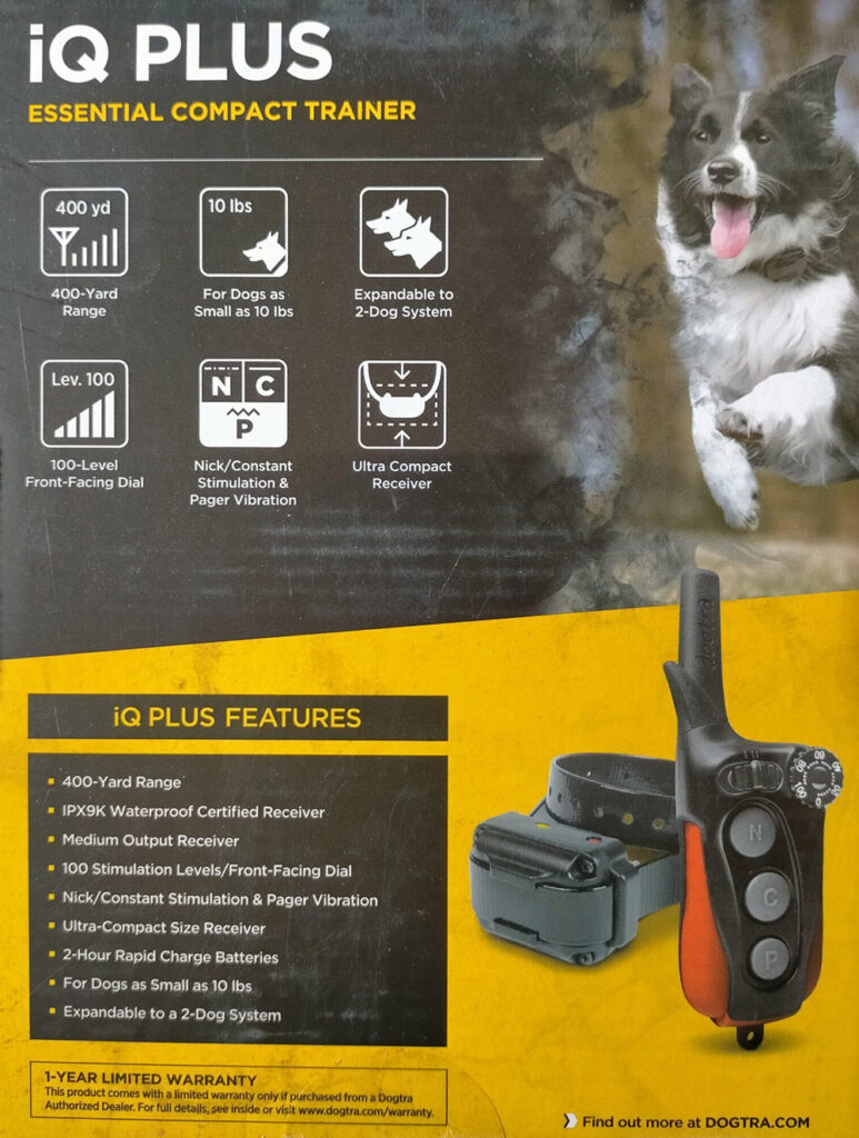 Dogtra iQ PLUS - trainingsband hond - de beste kwaliteit